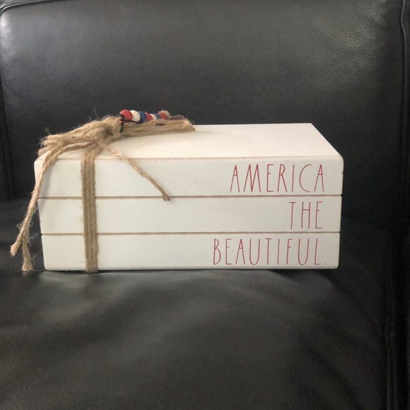 Rae Dunn | Other | Rae Dunn America The Beautiful Wooden Books | Poshmark